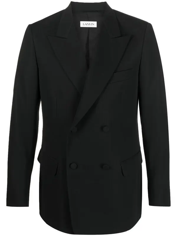 LANVIN Double-breasted Wool Blazer