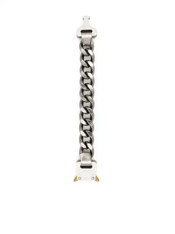 1017 Alyx 9sm Curb-Chain Bracelet In Silver - 51% Off | Editorialist