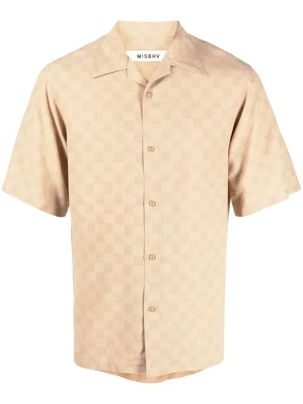 MISBHV Monogram-print Short-sleeve Shirt