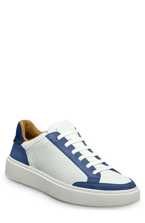 Allen Edmonds Oliver Leather Sneakers - Denim Mix