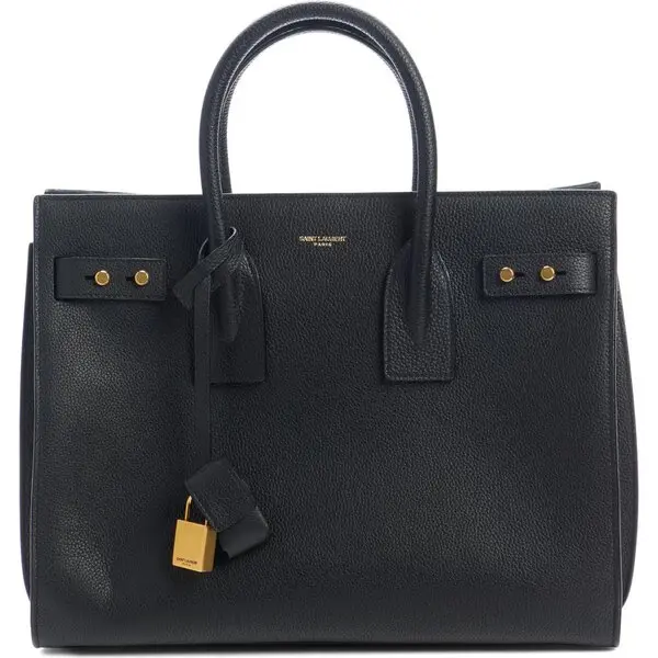 Saint Laurent Small Sac De Jour Top Handle Bag - Nero