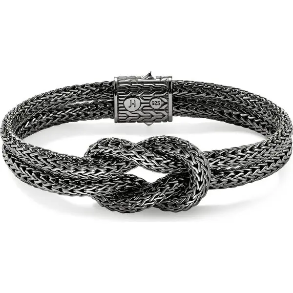 John Hardy Love Knot Bracelet - Dark Silver