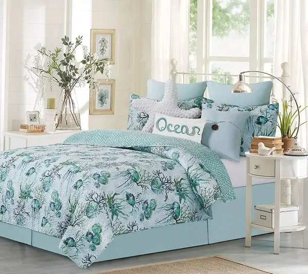 C&F HOME Shorecrest King Quilt Set Valerie