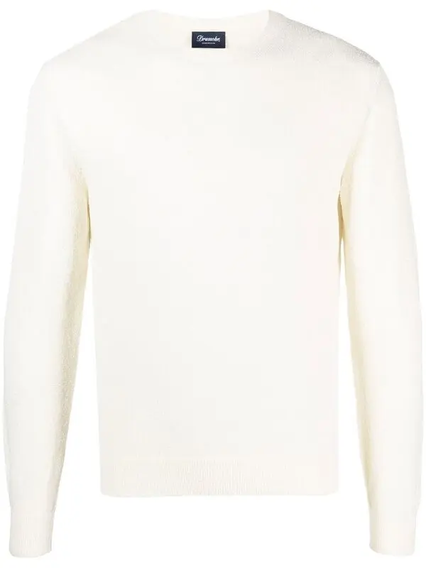 DRUMOHR Crew-neck Long-sleeve Jumper - White