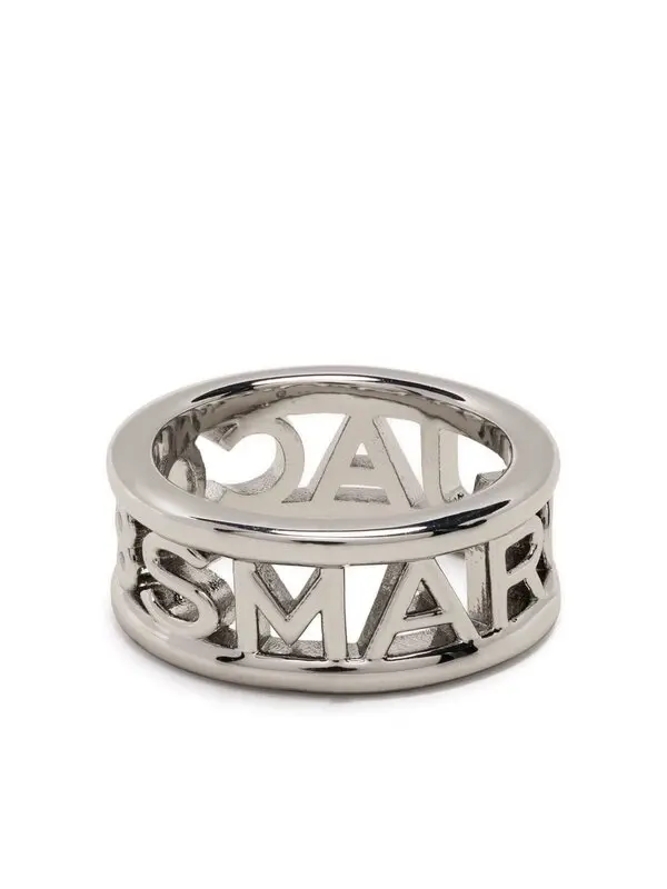 Marc Jacobs Monogram Metal Ring - Silver