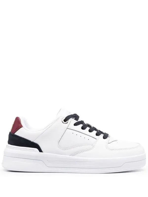 Tommy Hilfiger Monogram Low-top Leather Sneakers