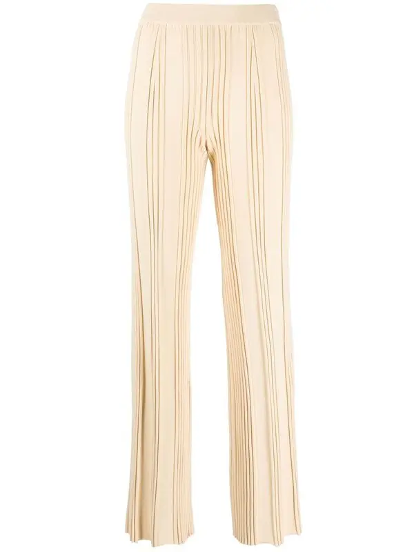 MRZ Pleated Straight-leg Trousers