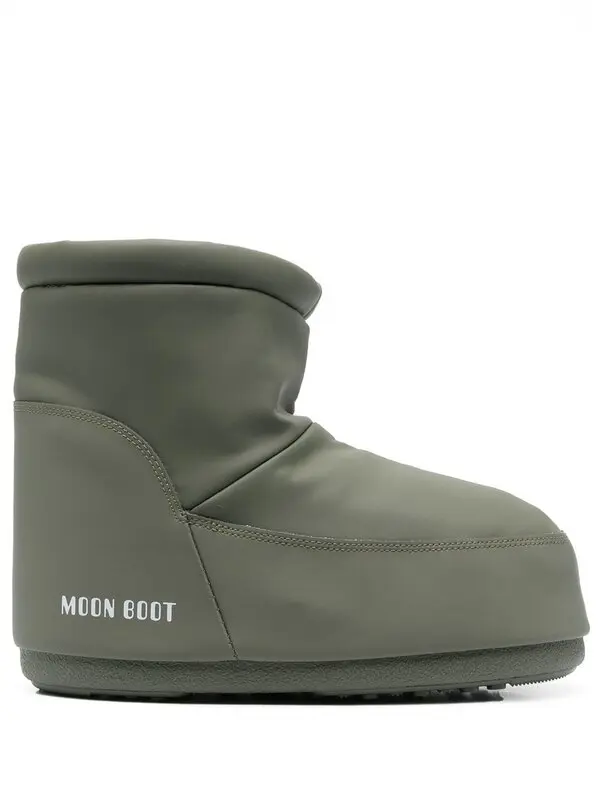 Moon Boot Icon Low Rubber Boots - Green