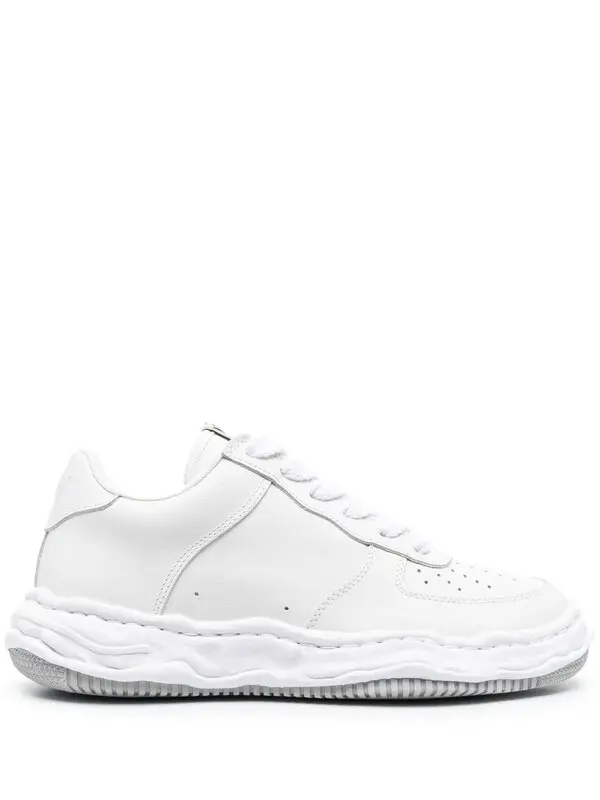 Mihara Yasuhiro Perforated Low-top Sneakers - White