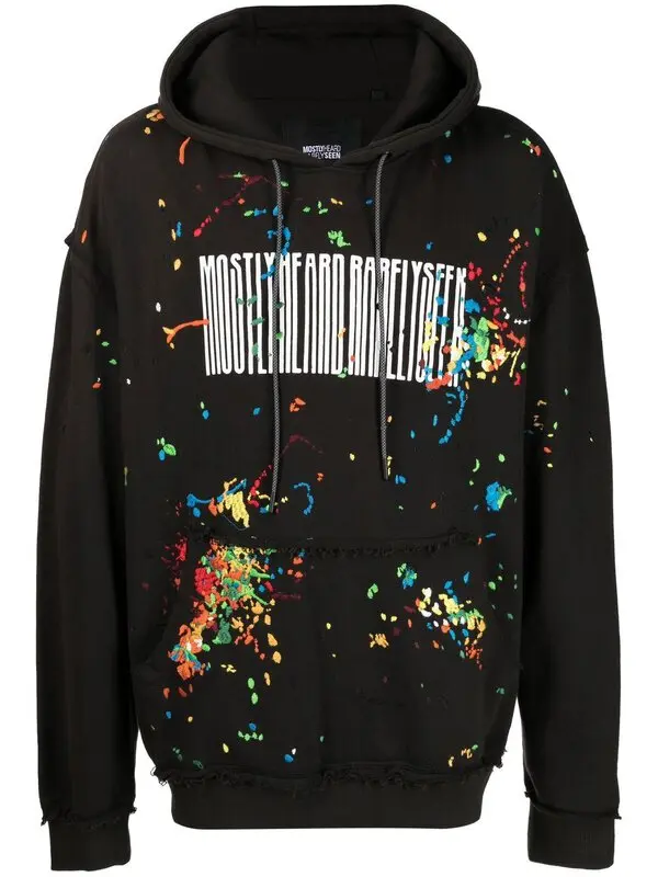 MOSTLY HEARD RARELY SEEN Barcode Cotton Hoodie