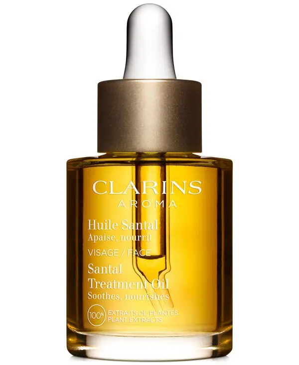 Clarins Santal Soothing & Hydrating Face Treatment Oil - No Color