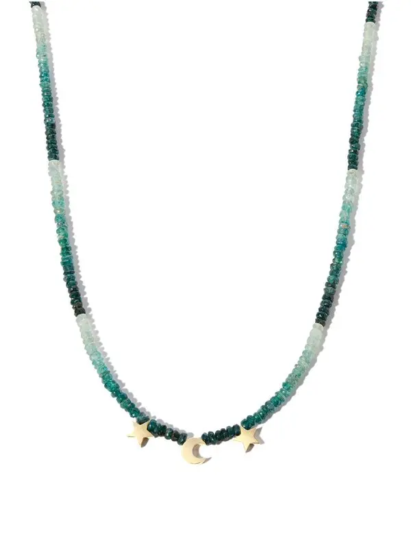 ROXANNE FIRST Charm-detail Gradient Stone Necklace