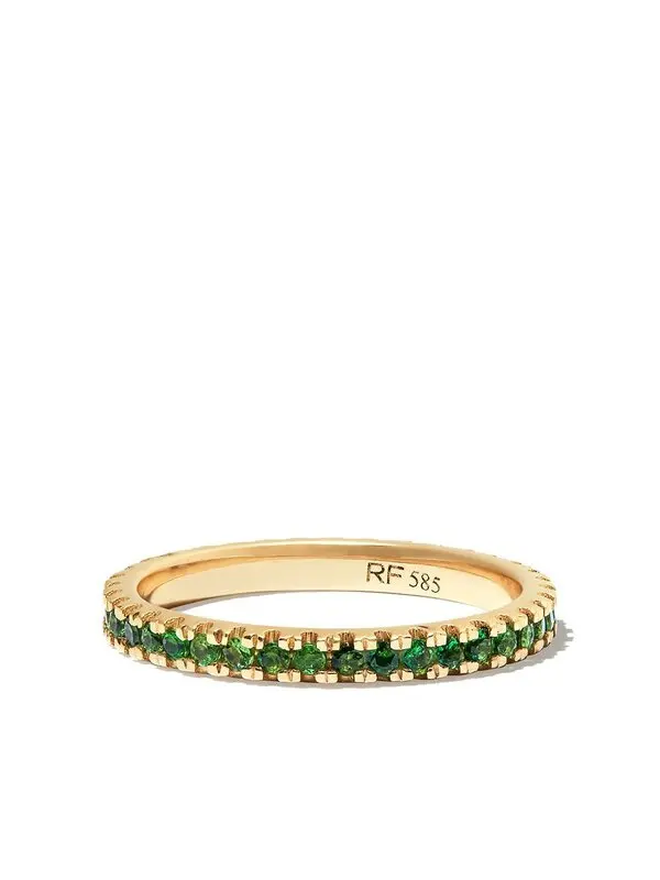 ROXANNE FIRST 14kt Yellow Garnet Eternity Ring
