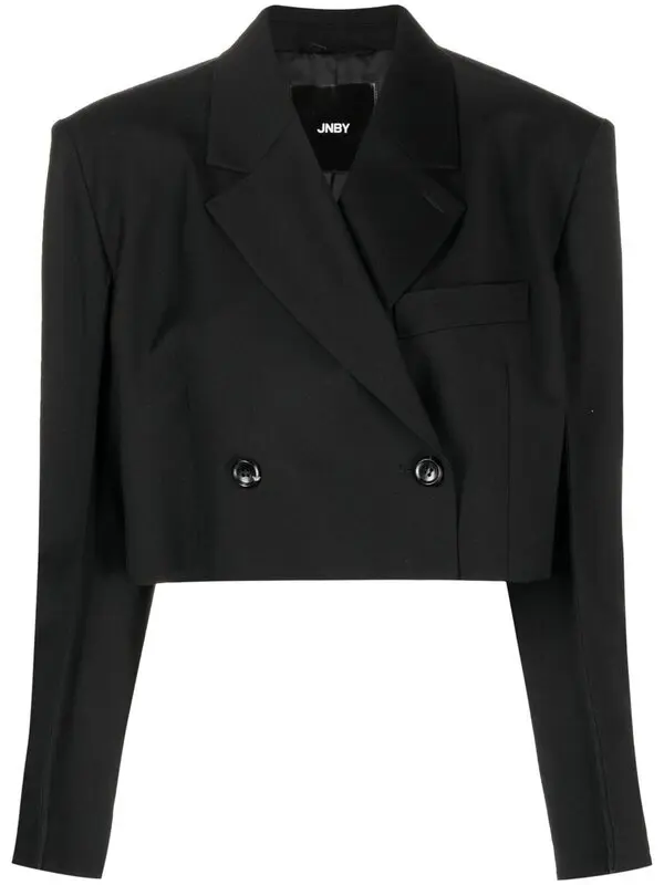 JNBY Cropped Double-breasted Blazer