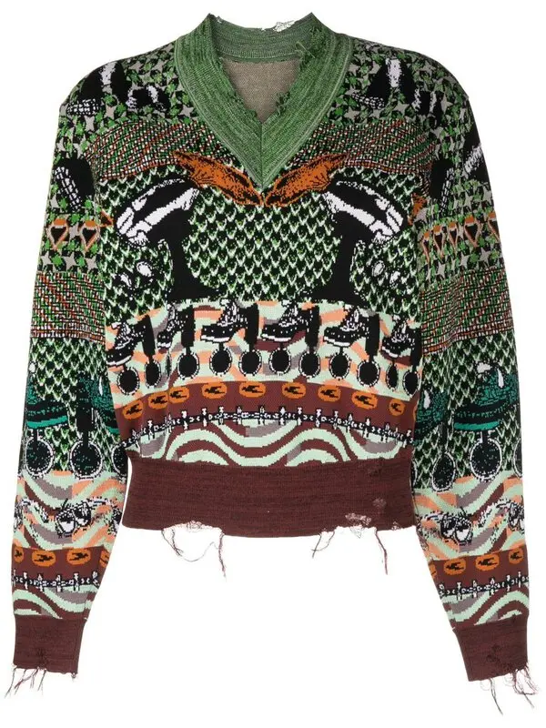 JNBY Intarsia Knit Jumper