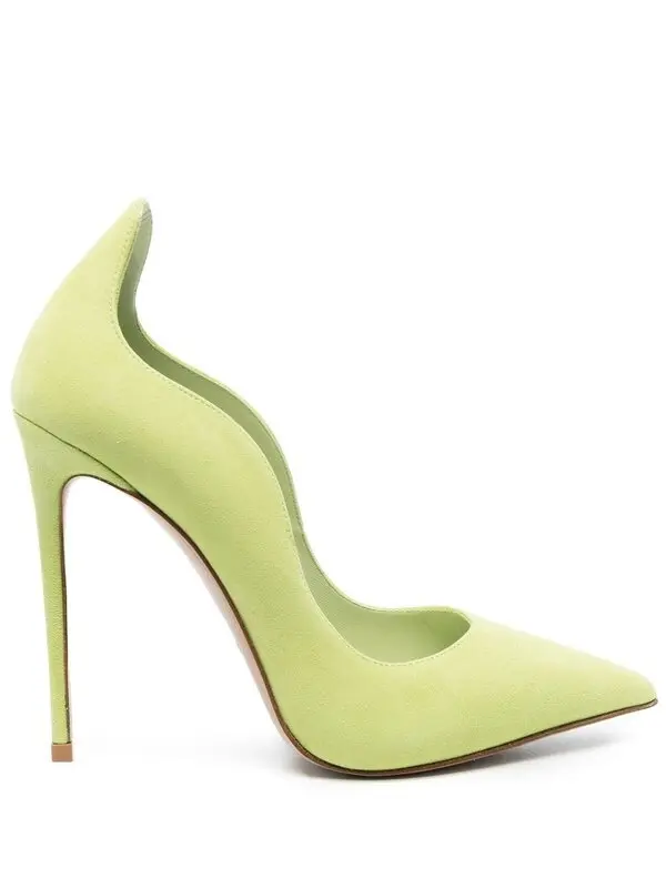 LE SILLA Ivy Scalloped Pumps - Green