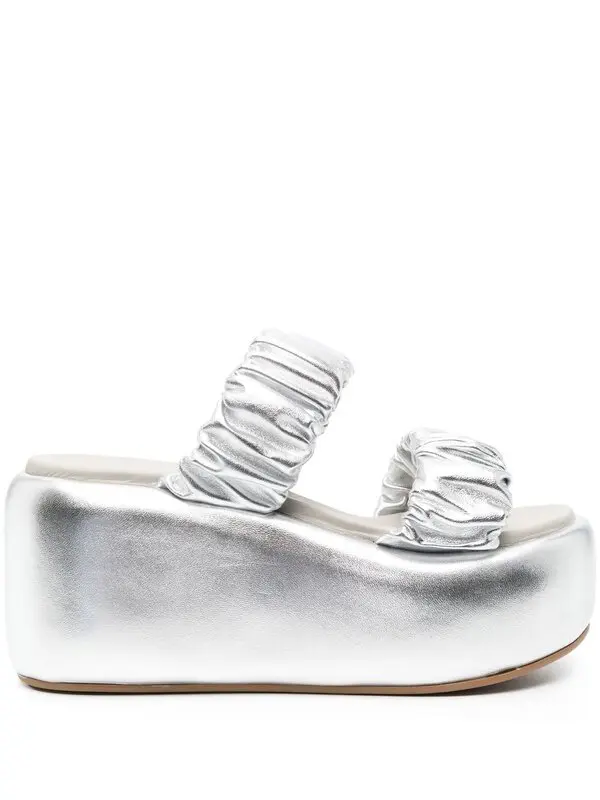 LE SILLA Aiko Platform Strap Sandals - Grey