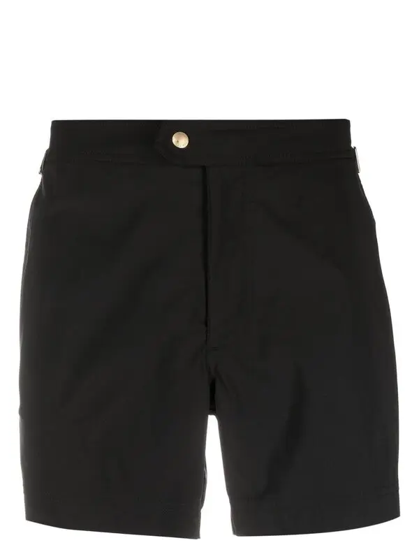 TOM FORD Side-buckle Swim Shorts - Black