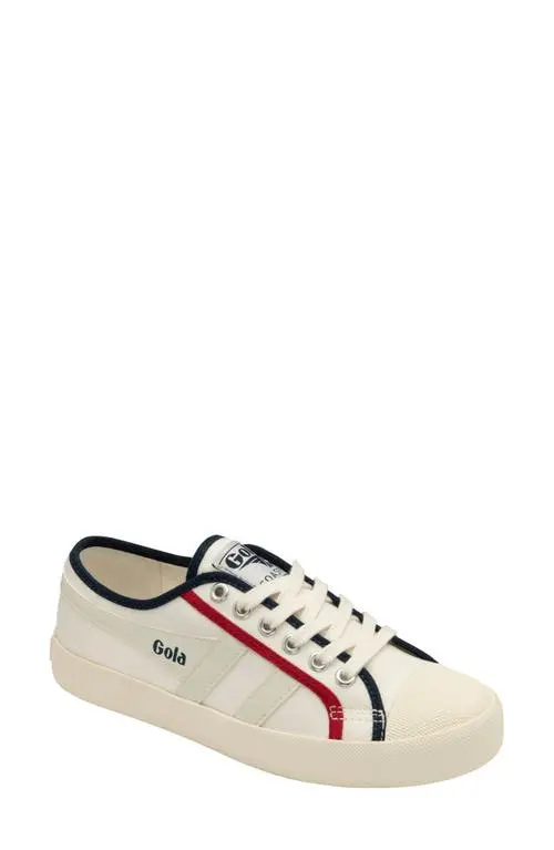 Gola Coaster Smash Sneaker - Off White/navy/deep Red