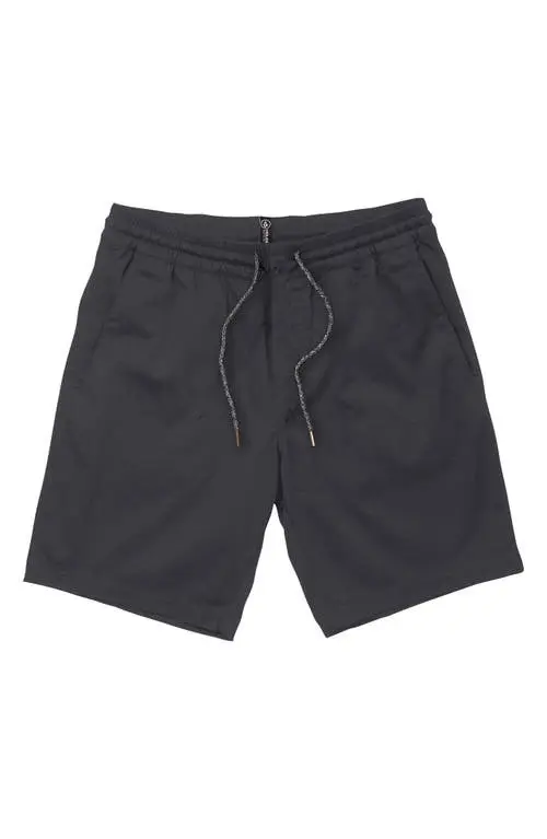 Volcom Frickin' Drawstring Waist Shorts - Charcoal