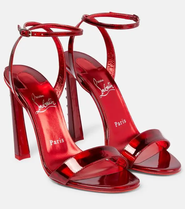 CHRISTIAN LOUBOUTIN Condorapik Queen 100 Sandals - Red