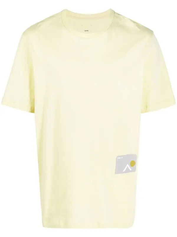 OAMC Photograph-print Short-sleeved T-shirt - Yellow