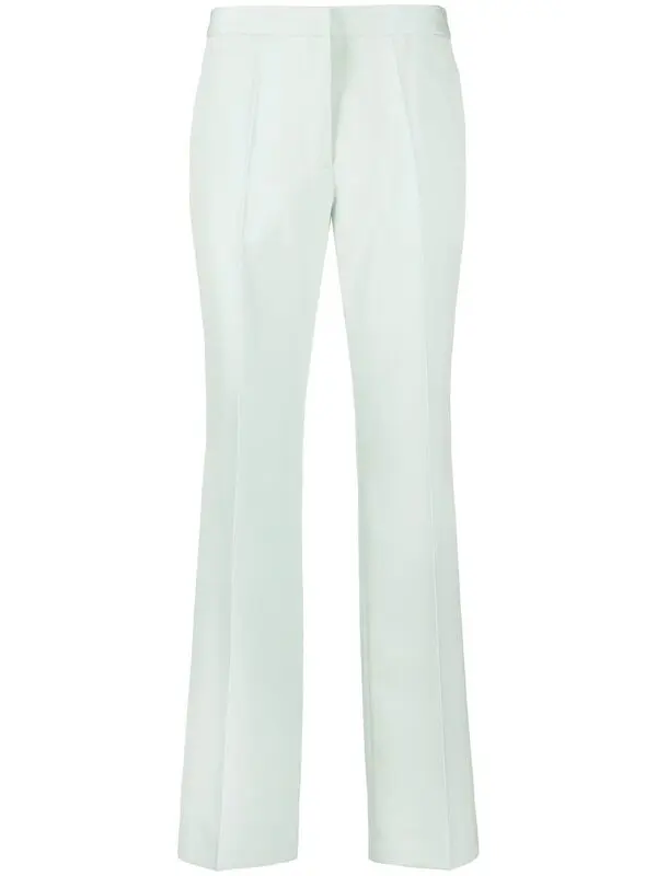 JIL SANDER Pressed-crease Tailored Trousers - Blue