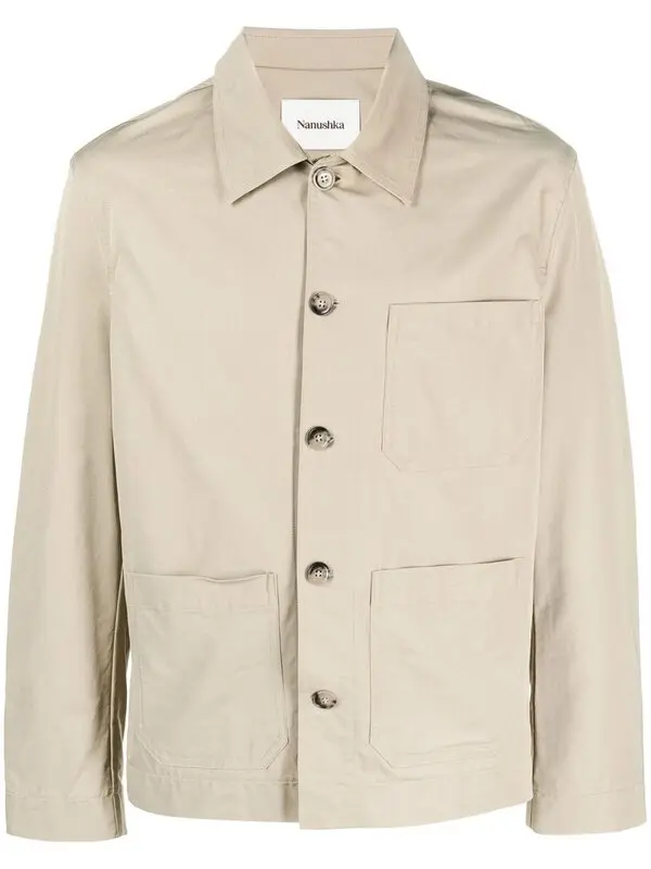 Nanushka Button-down Shirt Jacket