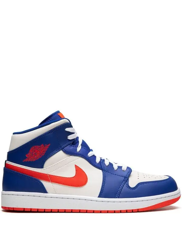 JORDAN Air 1 Mid Knicks Sneakers - White