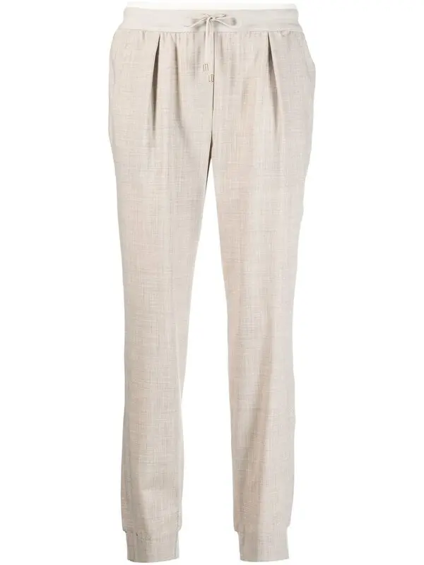 Lorena Antoniazzi Virgin Wool-blend Track Pants