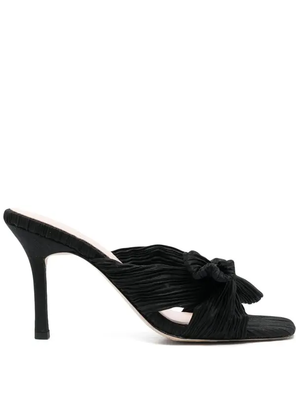 LOEFFLER RANDALL 90mm Pleated Knot Sandals