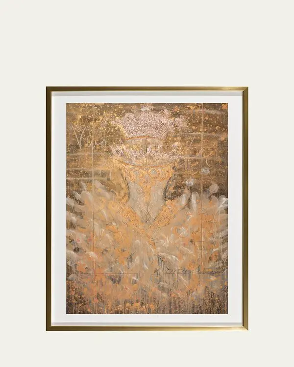 RFA FINE ART Beige & Gold Tutu" Giclee Lenore Gimpert