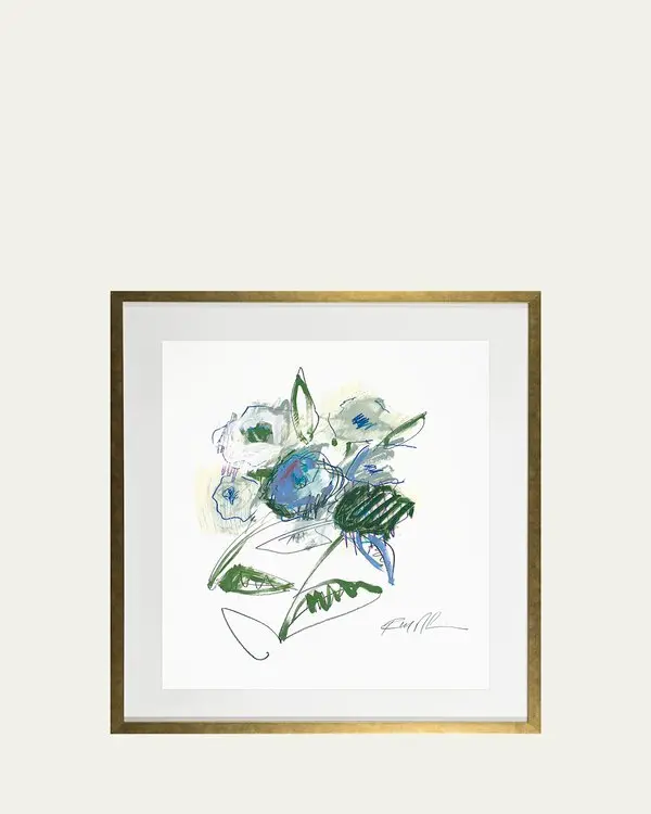RFA FINE ART Roses For My Sweetie Flower 2" Giclee Robert Robinson