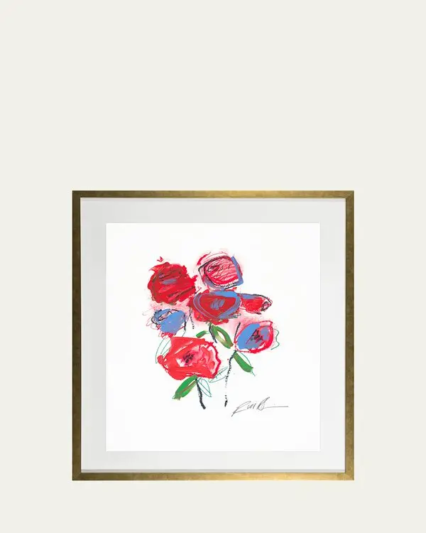 RFA FINE ART Love You More Flower 4" Giclee Robert Robinson