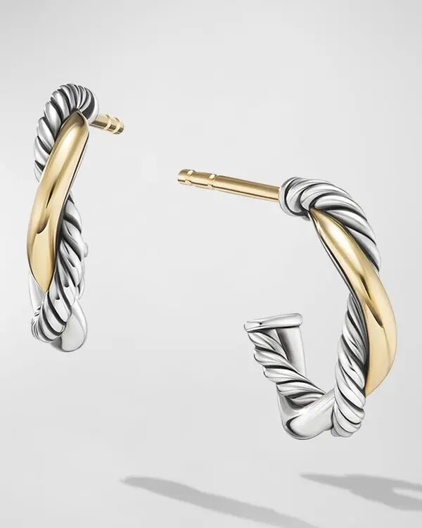 David Yurman Petite Infinity Huggie Earrings - S4