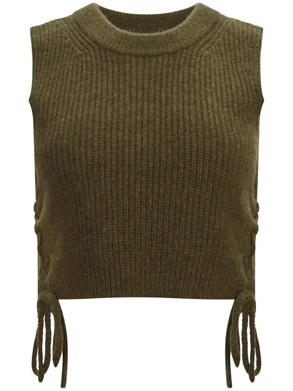 Altuzarra Amani Knitted Crop Top