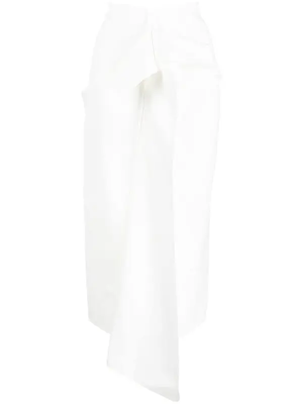 Maticevski Draped-detail Midi Skirt