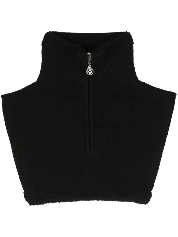 BARRIE Cashmere-blend Collar - Black