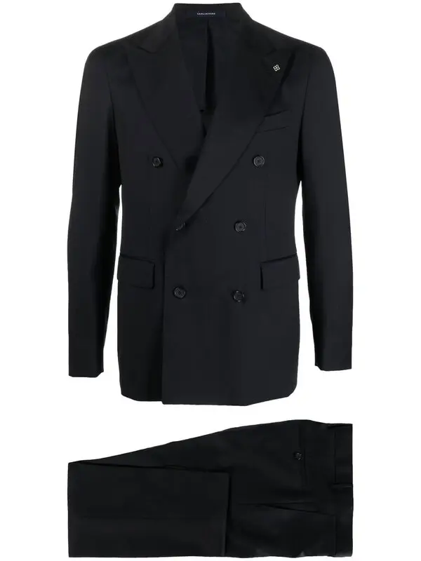 Tagliatore Double Breasted Suit - Blue