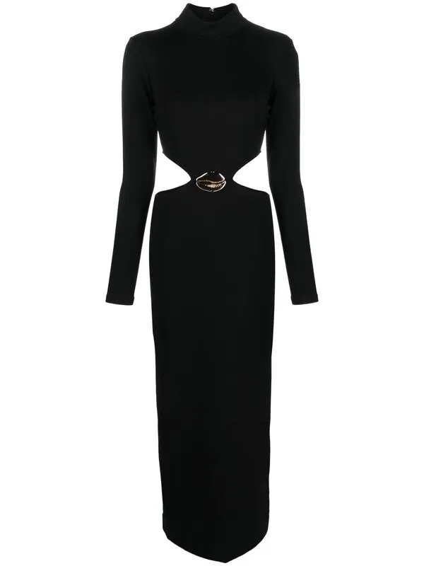 Staud Cut-Out Axi Dress In Black - 50% Off