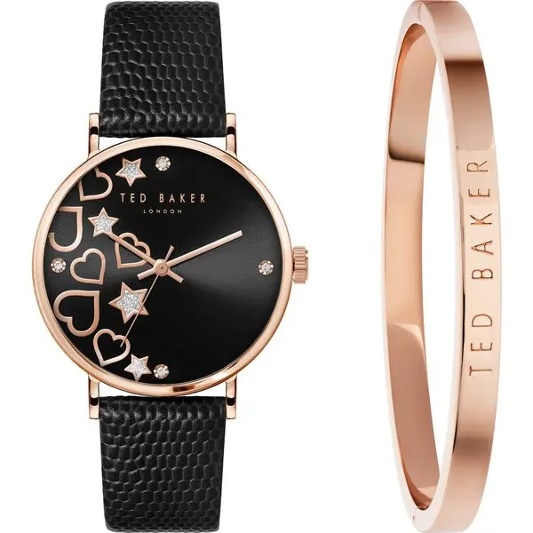 Ted Baker London Phylipa Watch And Bangle Bracelet Set