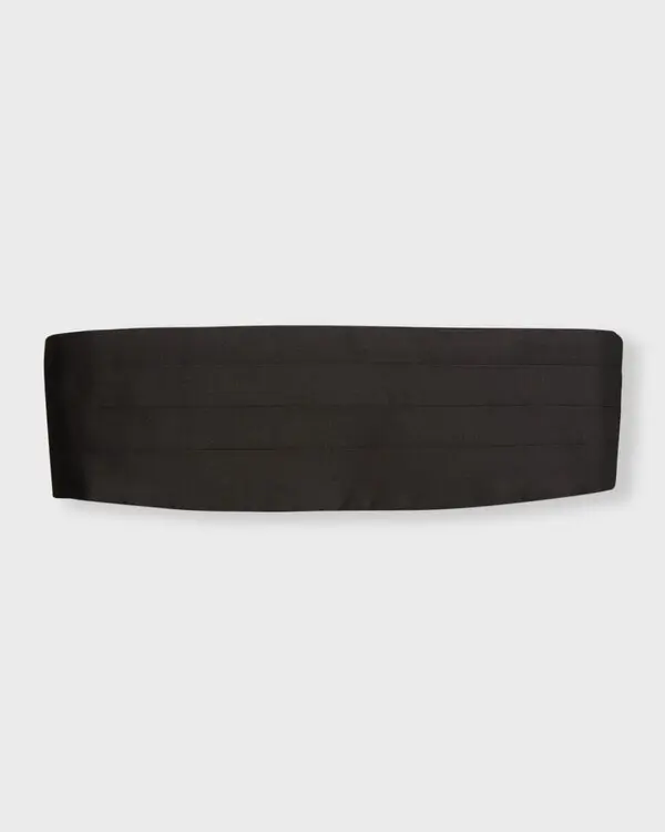 Zegna Pleated Silk Cummerbund