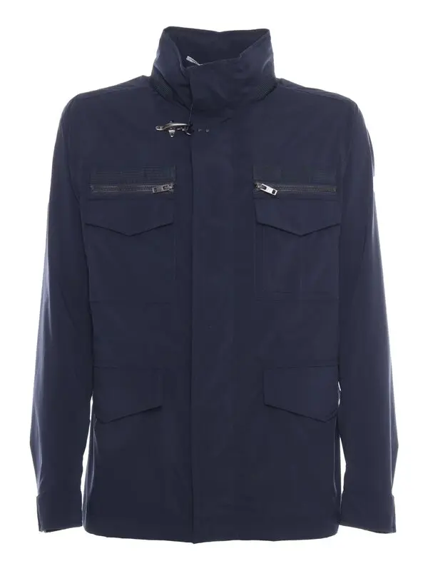 FAY Field Jacket - Blue | Editorialist