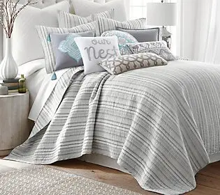LEVTEX HOME Bondi Stripe 3-piece Full/queen Qui Lt Set