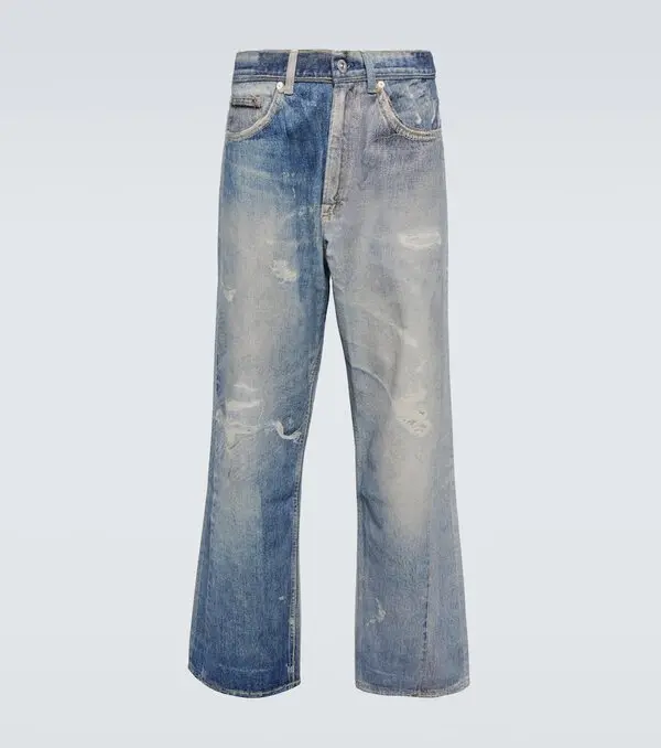 Our Legacy Third Cut Trompe L'oeil Jeans - Blue