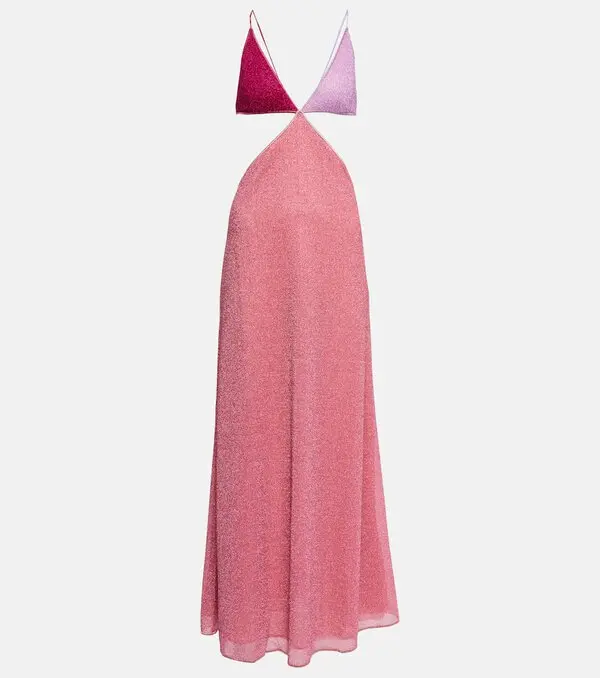 Oseree Cut-out Maxi Dress
