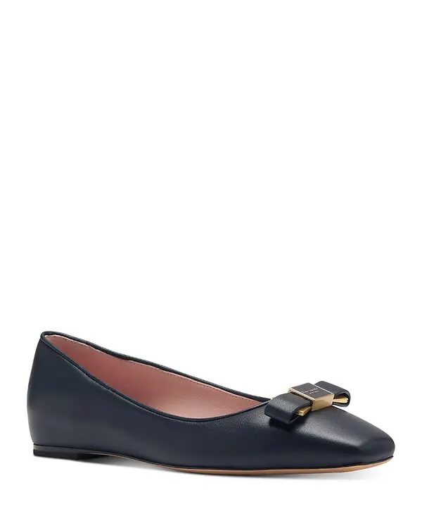 Kate Spade New York Bowdie Ballet Flats - Captain Navy