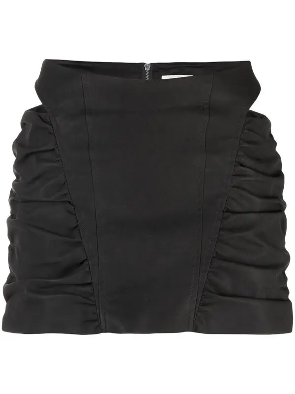 MISBHV Ruched Mini Skirt