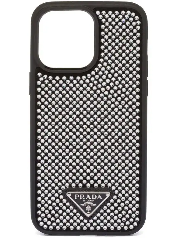 PRADA iPhone14 pro カバー Prada Iphone 14 Pro Max Cover - Black | Editorialist