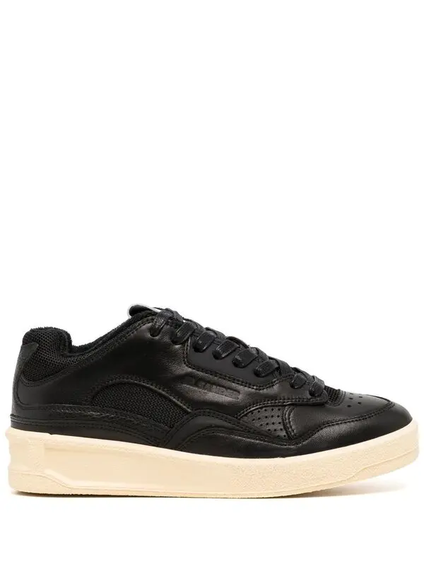 JIL SANDER Basket Low-top Sneakers - Black